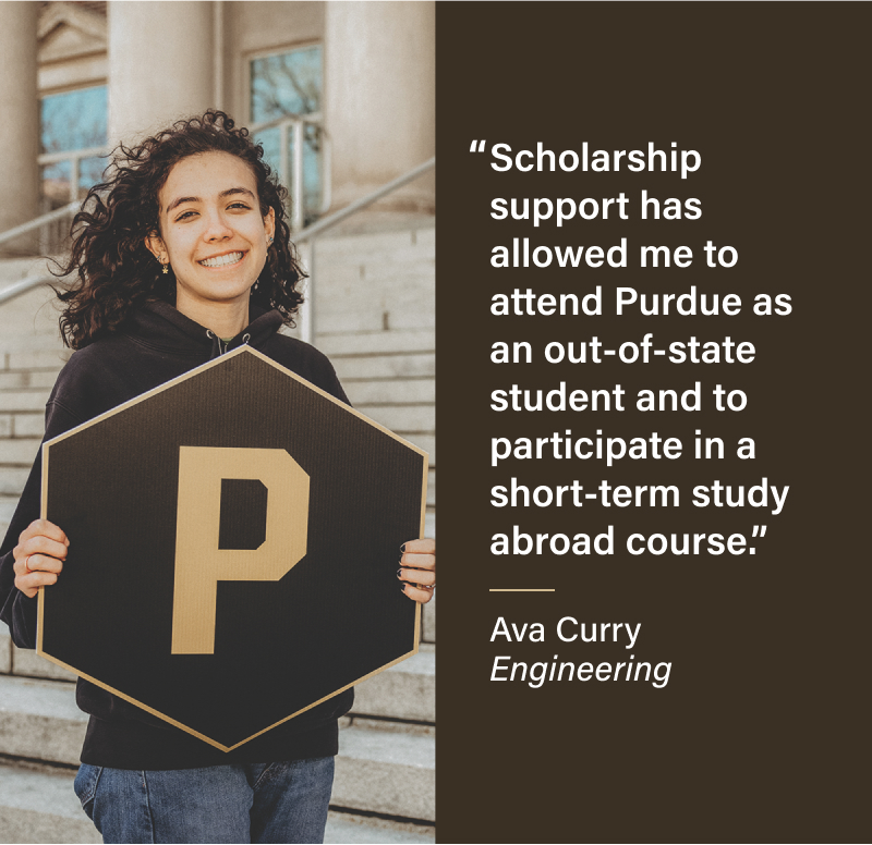 Scholarship Stewardship - Purdue for Life Foundation