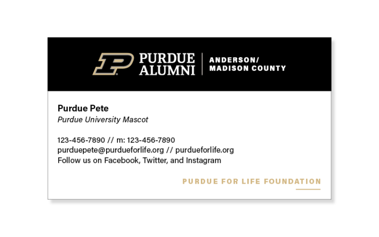Storefront - Purdue for Life Foundation